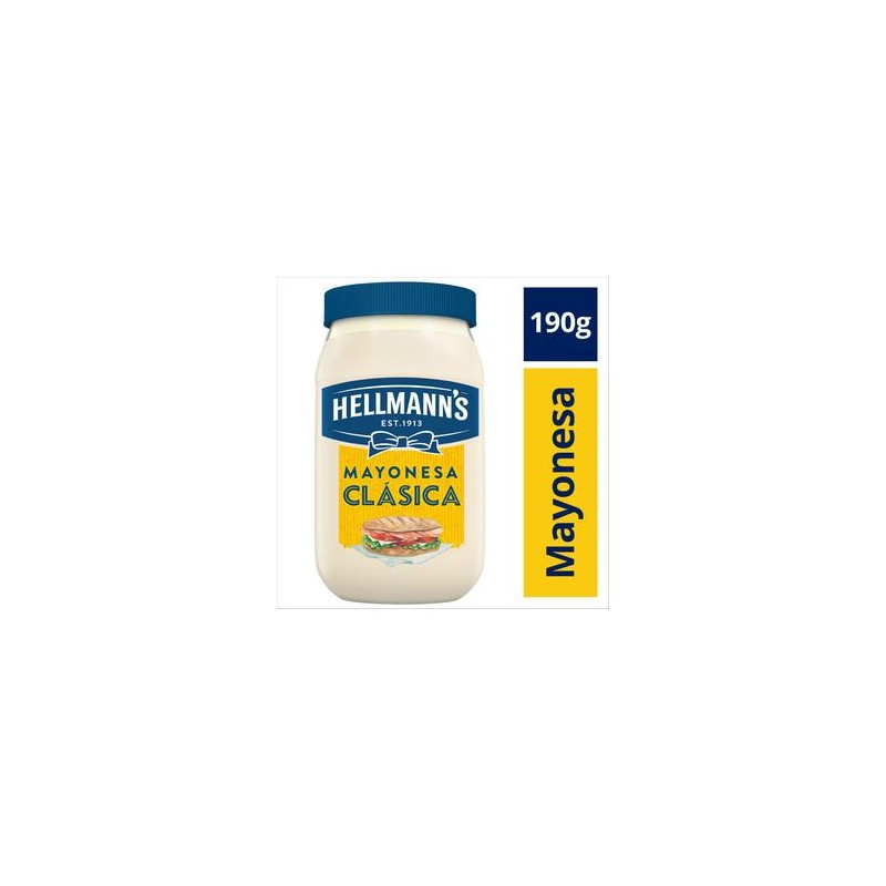 Unilever Caja Mayonesa Hellmans clasica 190G/24P-Despensaenlinea